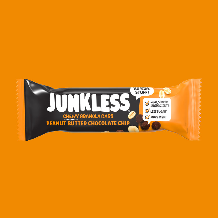 JUNKLESS Chocolate Chip Chewy Granola Bars – JUNKLESS FOODS