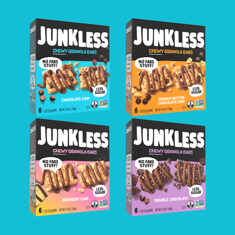 JUNKLESS Chocolate Chip Chewy Granola Bars – JUNKLESS FOODS