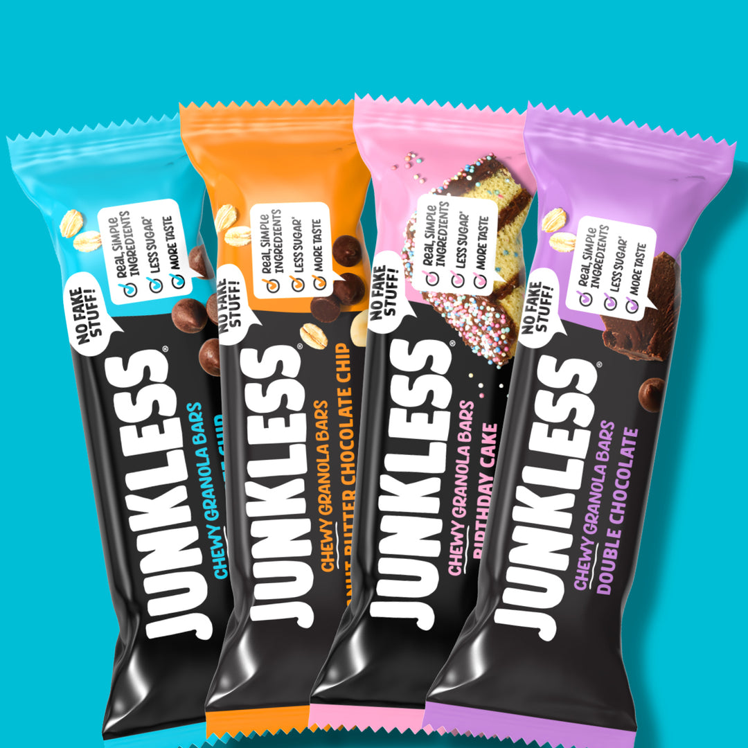 JUNKLESS Chocolate Chip Chewy Granola Bars – JUNKLESS FOODS