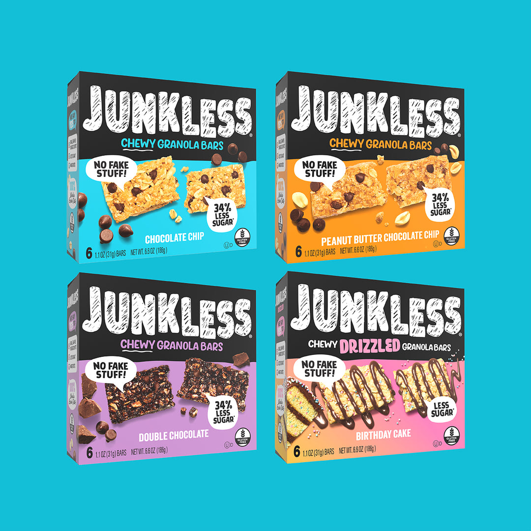 JUNKLESS Chocolate Chip Chewy Granola Bars – JUNKLESS FOODS